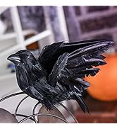 Amazon.com: Factory Direct Craft Artificial Black Feather Flying Crows ...