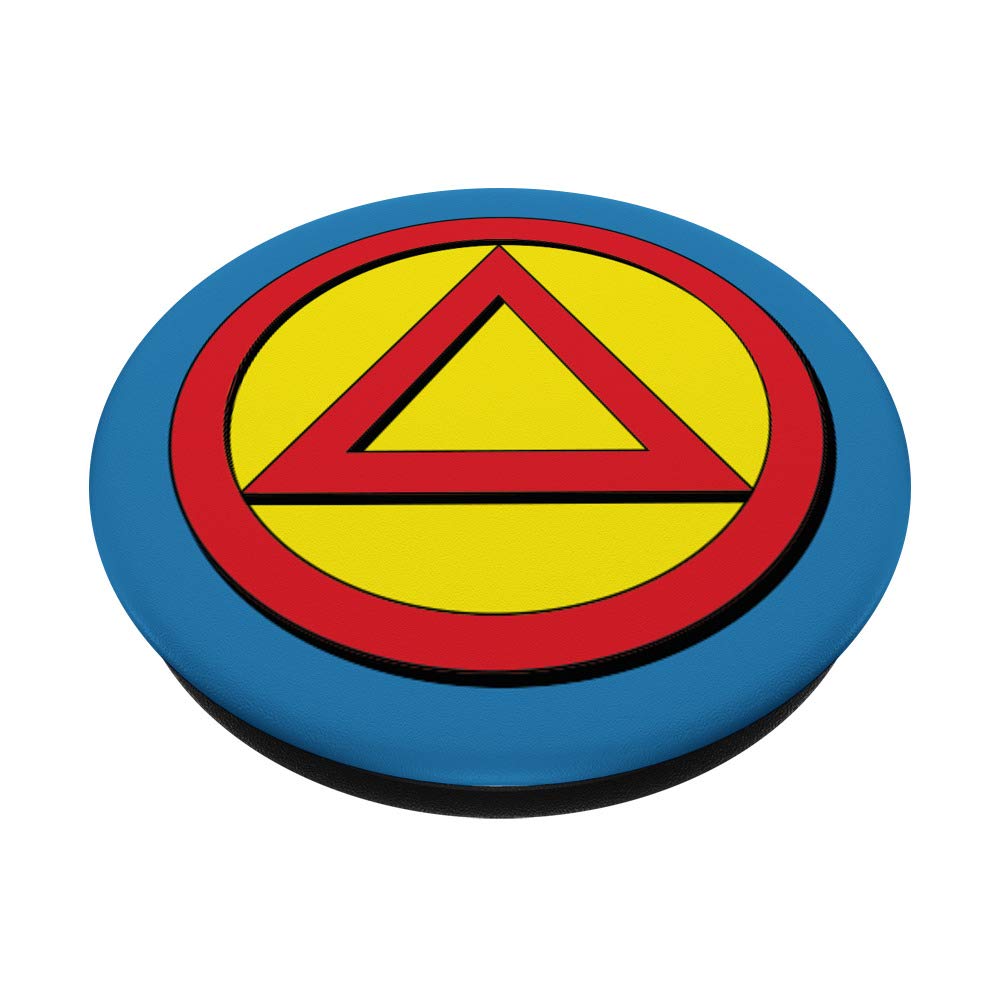 Superheroes Triangle Logo Amazon.com: Trends International Gallery