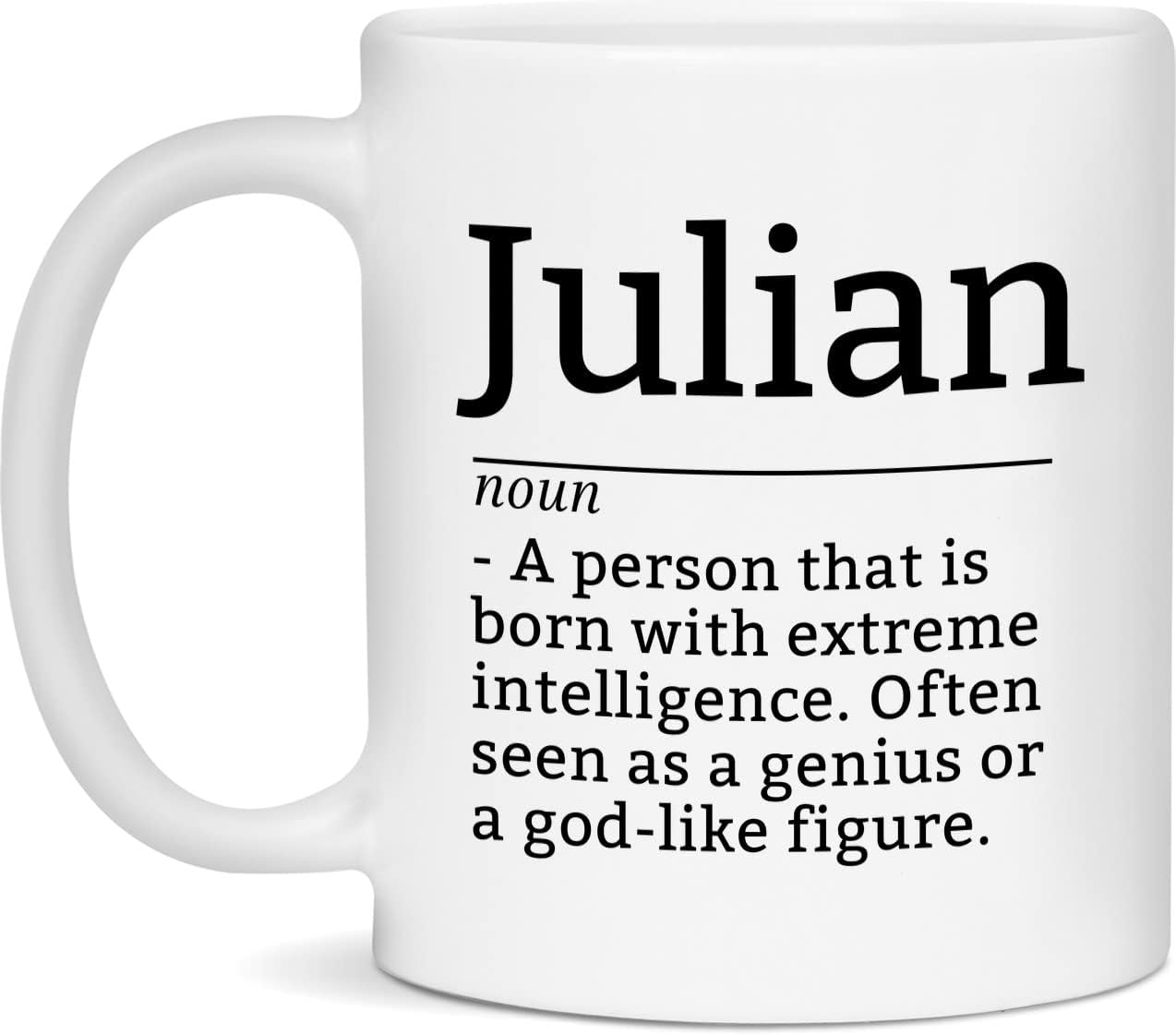 Amazon.com: Julian Definition Mug, Julian Coffee Mug, Gift For Julian ...