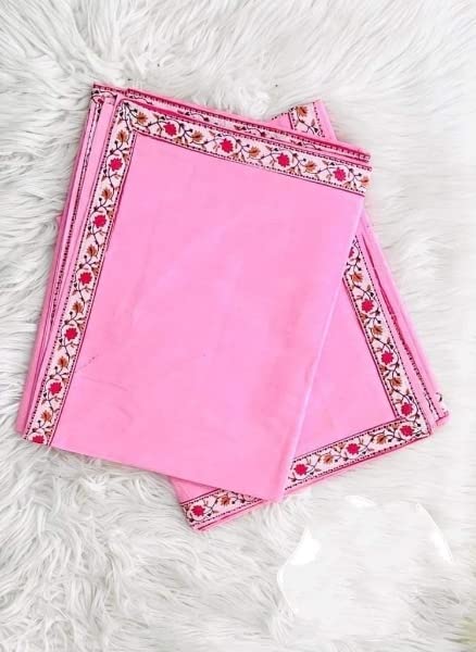 Buy PRISCILLA 220 TC 100% Pure Cotton Skin Friendly Single Bed Solid ...