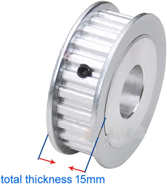Timing Belt Pulleys XL 30 Teeth 15mm Bore 11mm Tooth Width 1/5 Pitch ...
