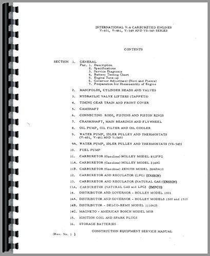 Amazon.com: Hough T-225SL Paymover Tug Engine Only (IH UV401) Service ...