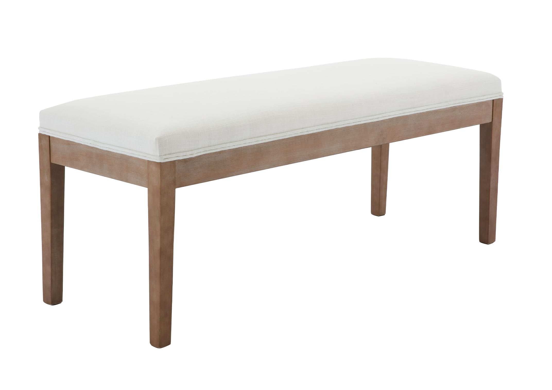 Amazon.com - DM Furniture Linen Dining Bench Upholstered Entryway Bench ...