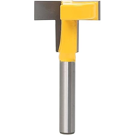 Yakamoz 1/2 Inch Shank T-Slot T-Track Slotting Router Bit Slatwall ...