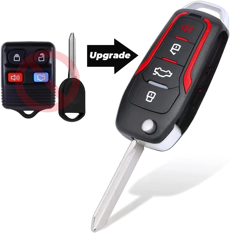 Amazon.com: Keymall keyless Entry Replacement Car Key Fob Remote ...