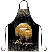 Amazon.com: SSCSTS Hello Gorgeous Unicorn Eyelash Apron with 2 Pockets ...