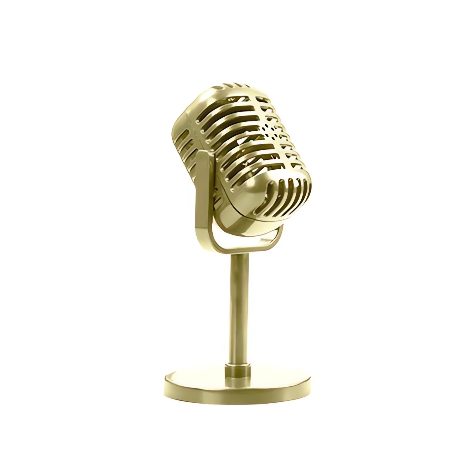 Amazon.com: RTNLIT Retro Microphone Prop Model, Vintage Microphone ...