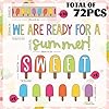 Amazon.com: JarThenaAMCS 72Pcs Summer Ice Pop Bulletin Board Decor Set ...