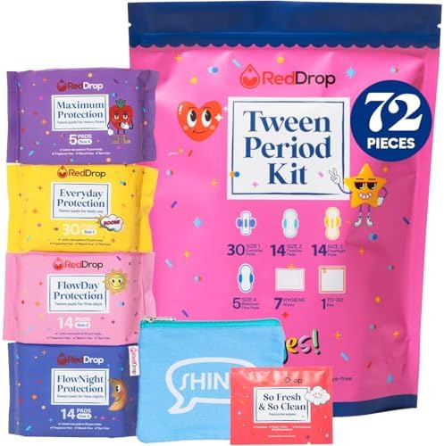 Amazon.com: The Bloom First Period Kit for Girls 9-10-12-14 for School ...
