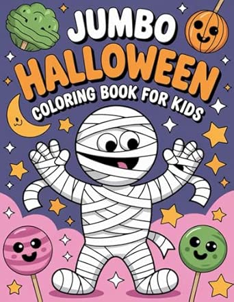 Jumbo Halloween Coloring Book – 147 Pages of Spooky, Fun & Creative ...