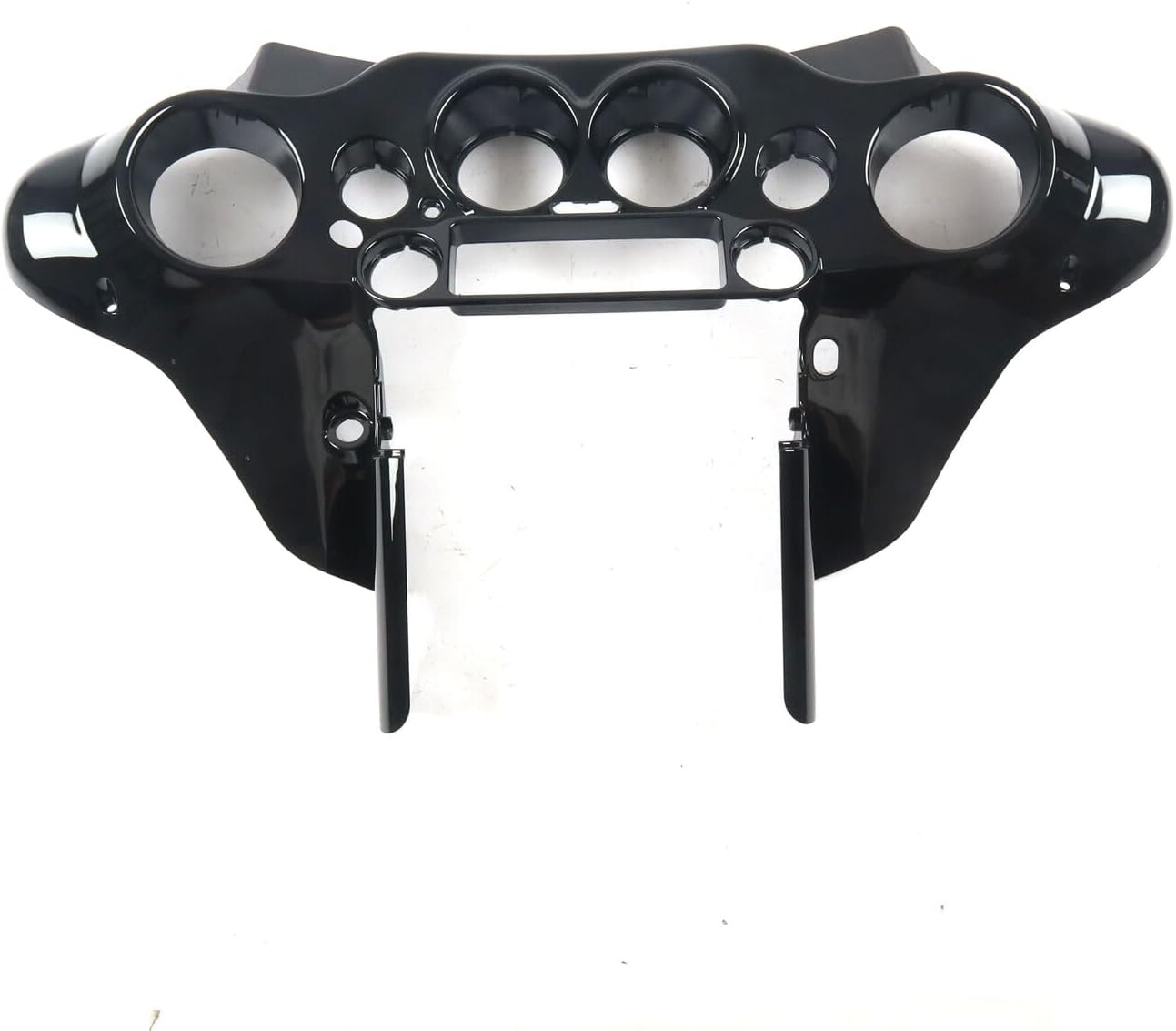 Amazon.com: ASXLAC Glossy Vivid Black Front Inner Fairing Fit for ...