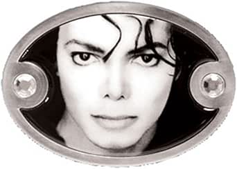Amazon.com: Michael Jackson Men's Black And White Photo Belt Buckle ...