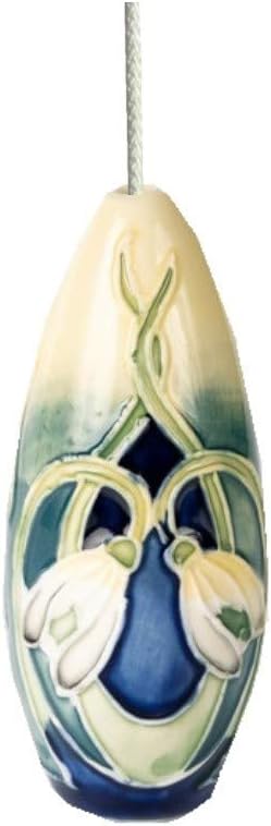 Old Tupton Ware Oval Light Pull with Cord Attached (Snowdrop ...