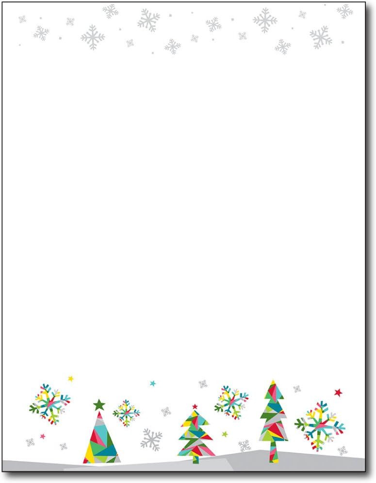 Amazon.com: Great Paper Prismatic Holiday Stationery - 80 Sheets ...