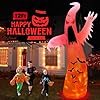Amazon.com: 12FT Giant Halloween Inflatables Ghost Outdoor Decorations ...