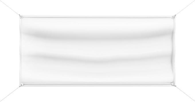 Amazon.com: Blank Vinyl Banners with Grommets – Heavy-Duty 13 oz Scrim ...