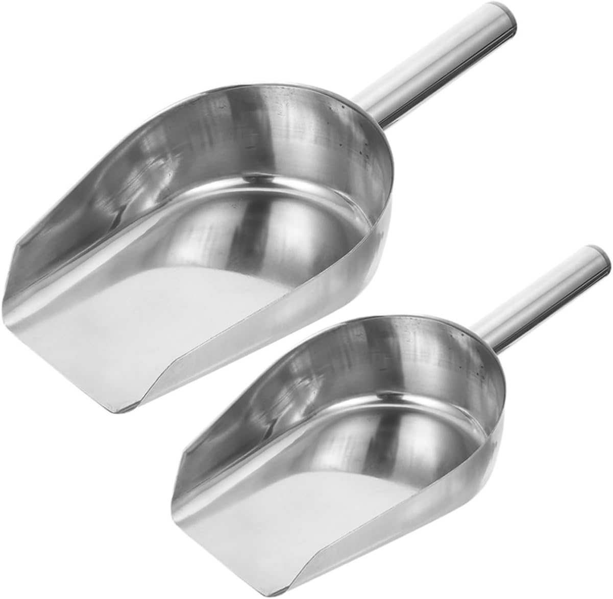 Amazon.com : YARNOW 2pcs Stainless Steel Grain Shovel Rice Scoop ...