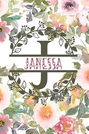Janessa: Personalized To Do List Notepad with Elegant Floral Design ...