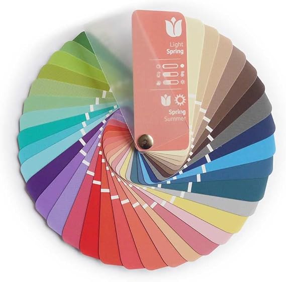 Amazon.com: Compact Color Swatch Fan Light Spring with 35 Colors for ...