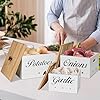 Amazon.com: Set of 3 Potato and Onion Storage Bin, Wood Potato Storage ...