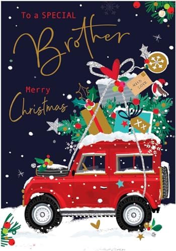 Jonny Javelin Brother Christmas Card Special Brother Car And