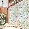 Amazon.com: Countewol Bird Window Film Upgraded Reusable Stained Glass ...
