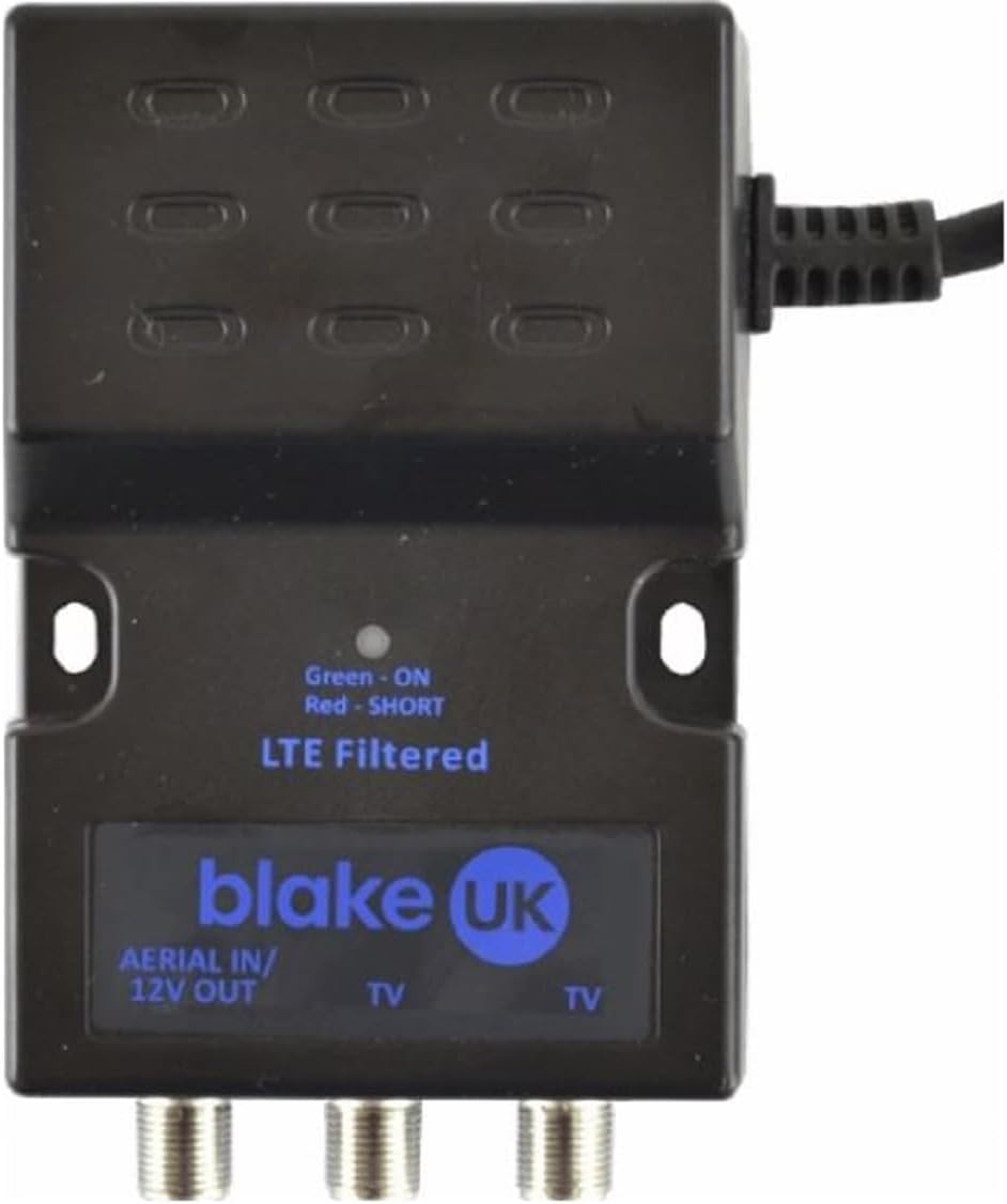 Proception 2 Way 12 V 100 mA Screened Aerial Masthead Power Supply with ...