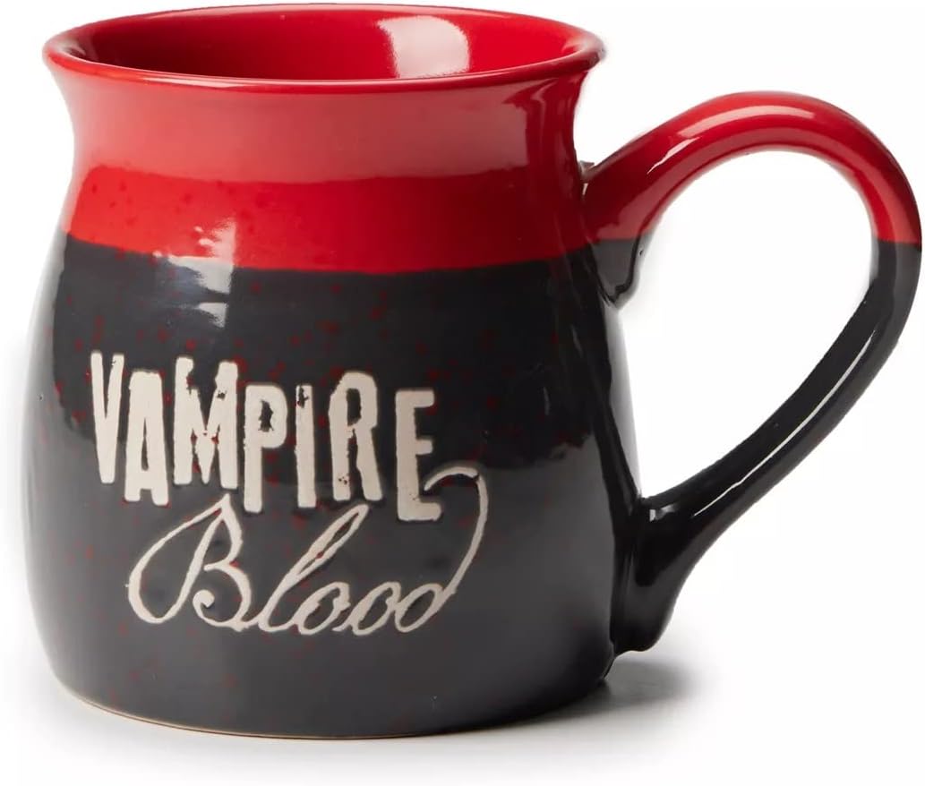 Amazon.com: AttractionOil.com Vampire Blood Black & Red Mug, 20 Oz ...