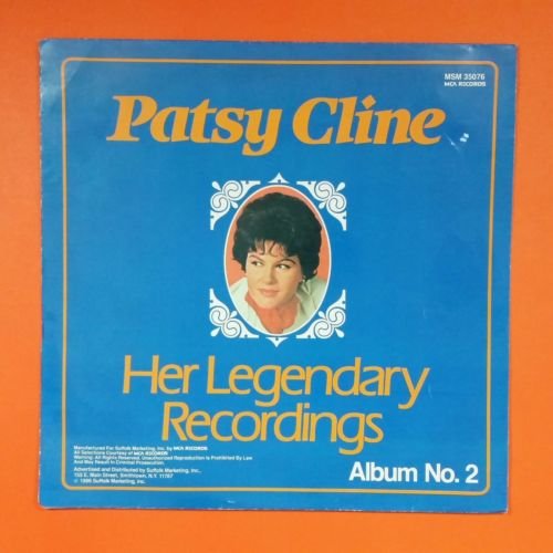 PATSY CLINE Her Legendary Recordings Album No. 2 MGM 35076 LP Vinyl VG+ ...