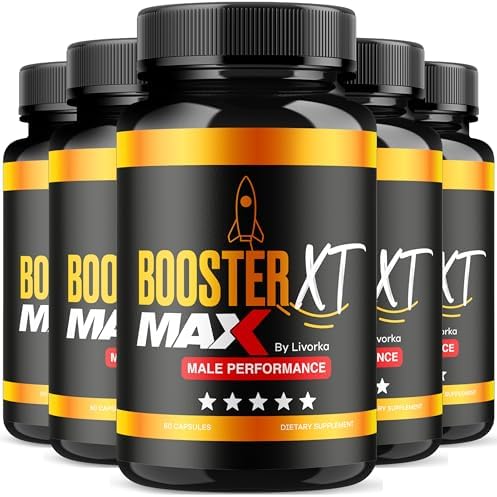 Amazon.com: (5 Pack) Booster XT For Men, MAX Strength Men's Supplement ...