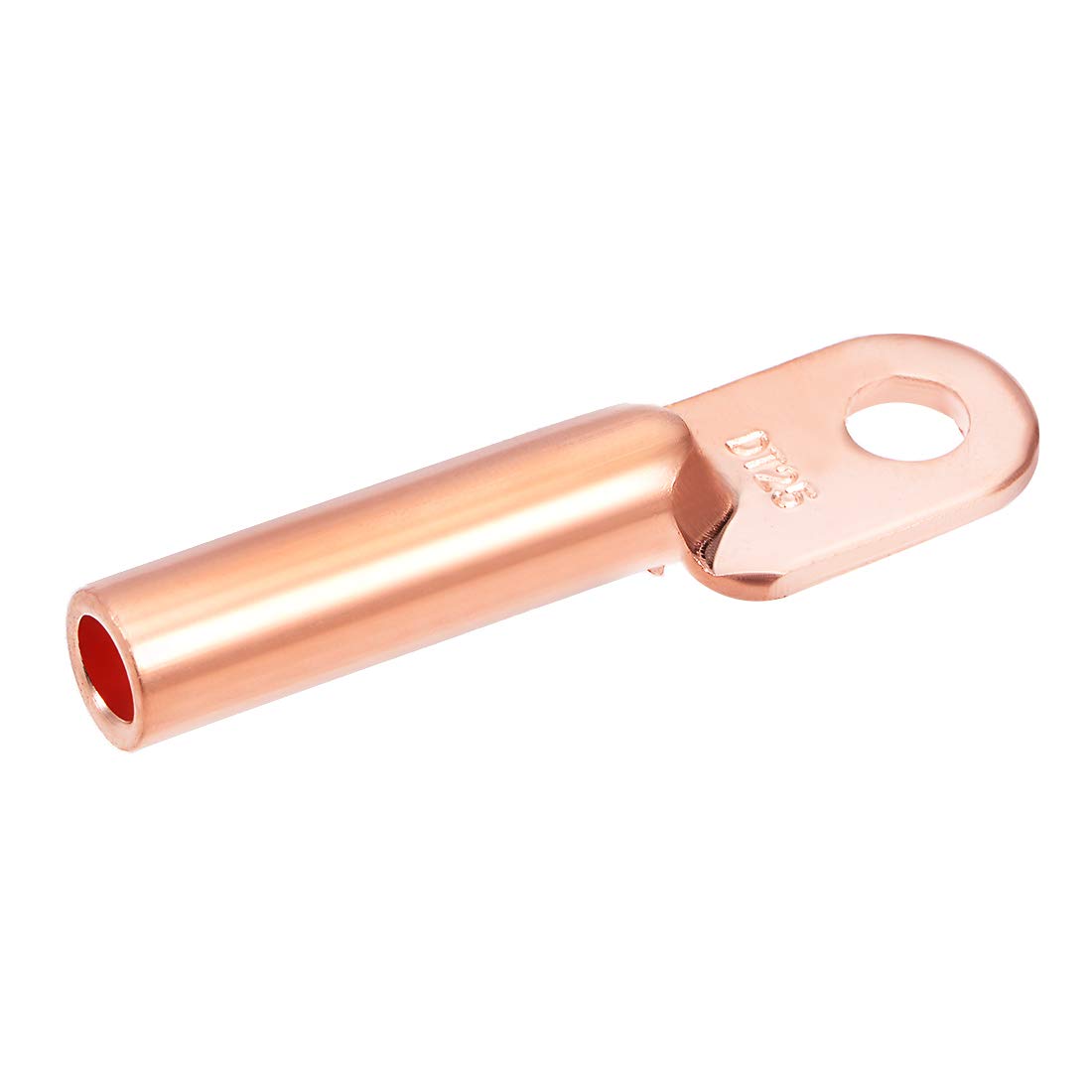 uxcell DT-25 Welding Cable Ends Bare Copper Eyelets Tubular Ring ...