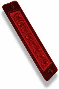 Amazon.com: TVXQ 3Rd Brake Rear Side ABS Plastic/Polycarbonate Lens Red ...