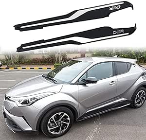 2pcs Car Side Skirts for Toyota C-HR CHR 2017-2020,Running Boards Step ...