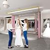 Amazon.com: ZICHOUYING Height Ajustable Ceiling Mounted Fitting Room ...