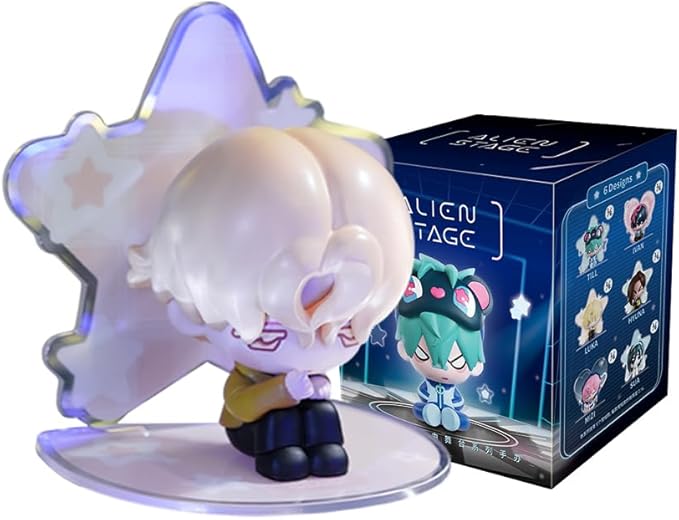 Amazon.com: Bahomu Anime Blind Box, Cute Alien Stage Series Anime Blind ...