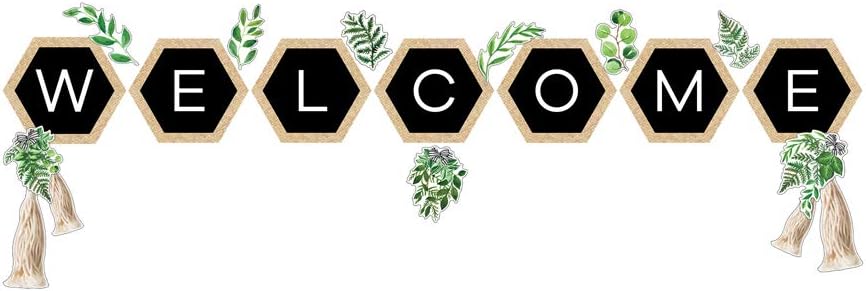 Amazon.com: Schoolgirl Style Simply Boho 20-Piece Welcome Bulletin ...