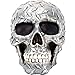 Amazon.com: YTC 3.75 Inch Diamond Metal Plate Skull Head with Closed ...