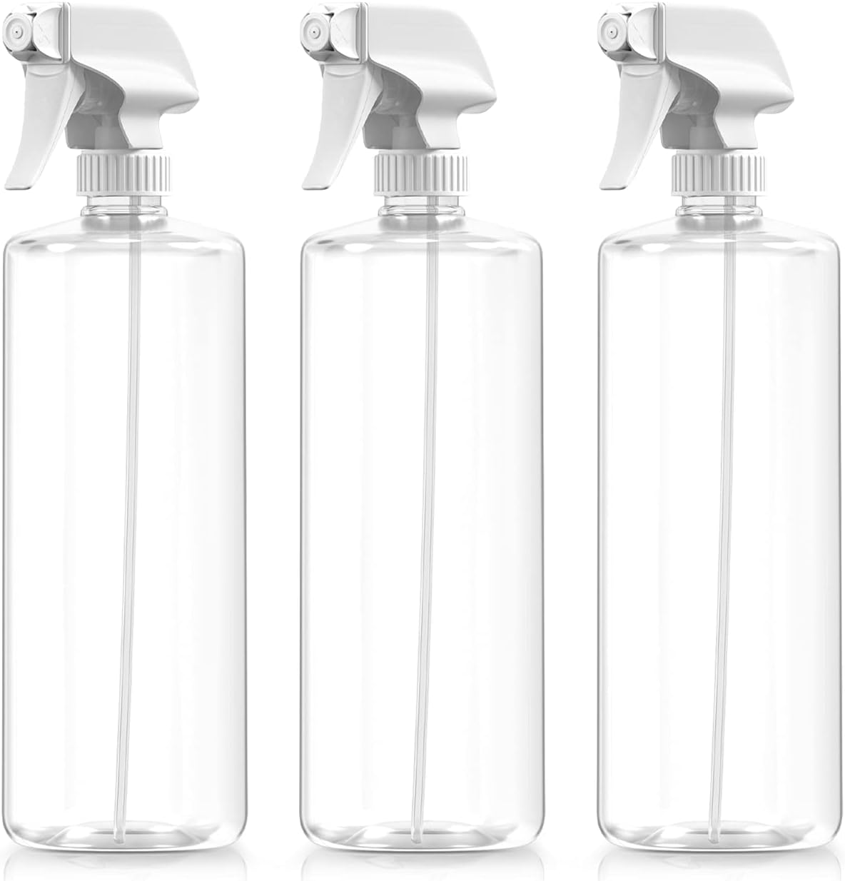 Amazon.com - Bar5F Plastic Spray Bottles with Mixor Trigger, 32 oz ...