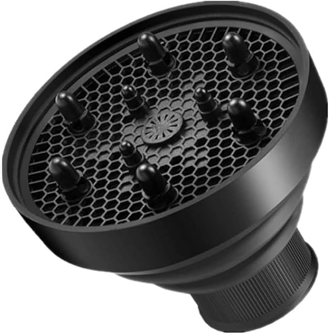 Diffusore Capelli Ricci Nero Diffusore Universale Capelli Silicone ...