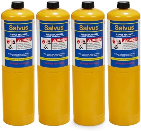 2 x Mapp Gas / Map Gas Pro Plus Gas Torch Canister Cartridge Disposable ...