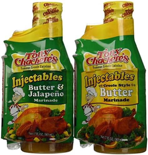 Amazon.com : Tony Chachere Injectable Marinade Variety Pack, Butter and ...
