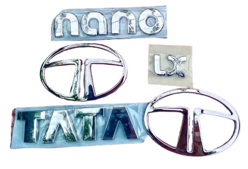 Tata Nano lx Monogram Emblem Badge Logo : Amazon.in: Car & Motorbike