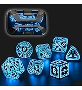 Amazon.com: FONVGOGO Wireless Light Up Dice Set D and D RGB for ...