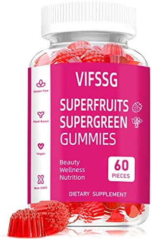 Amazon.com: Sugar-Free Fruits and Veggies Gummies Supplement, Multi ...