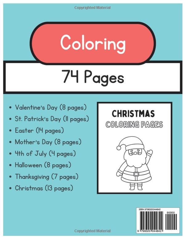 Holidays Ultimate Coloring Book – starkidslearn.com