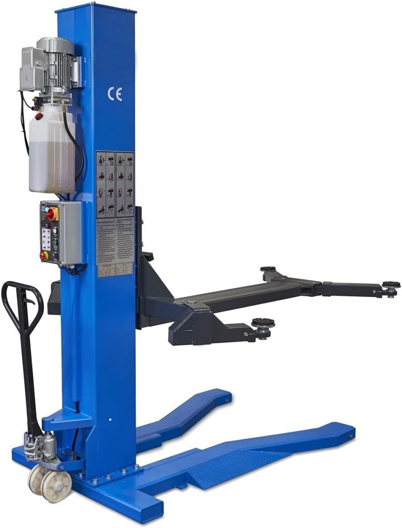 Mobile Lifting Platform 230V 1-Pillar Car Lifting Platform 2.7T Mobile ...