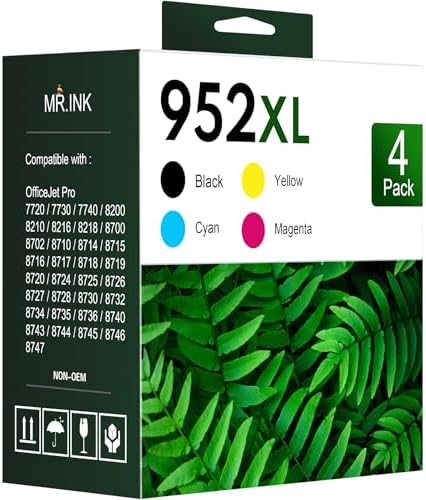 Amazon.com: 952XL Ink Cartridges Combo Pack Latest Upgrade Replacement ...
