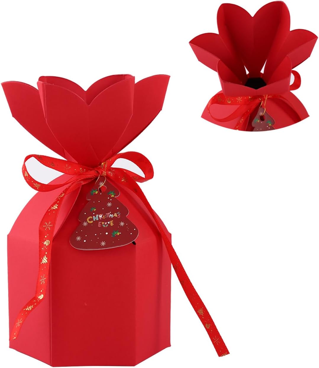 Amazon.com: 20pcs Christmas Gift Boxes Treat Cookie Favor Party ...