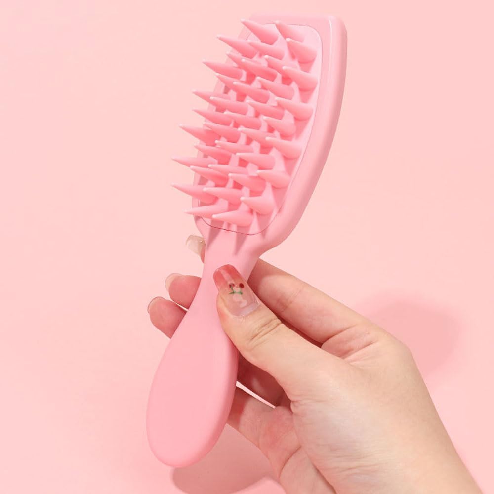 Amazon.com: Terrysun Scalp Massager Shampoo Brush, Silicone Scalp ...