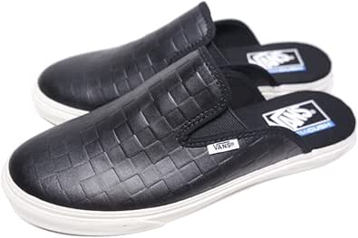 Amazon | [バンズ] SURF MULE SF -LEATHER CHECKER BOARD BLACK- VN0A4U11XB8 ...